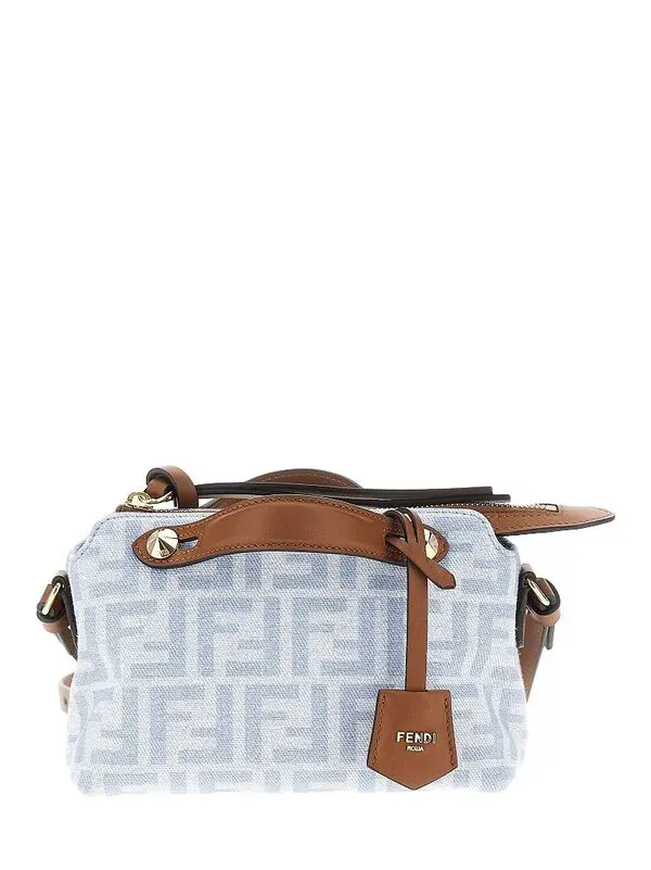 Fendi Ff Denim Mini 'by The Way Soft' Bag - Blue