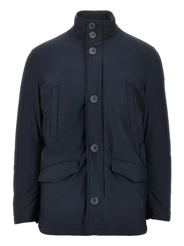 Herno Sub-zero Stretch Nylon Down Jacket - Blue