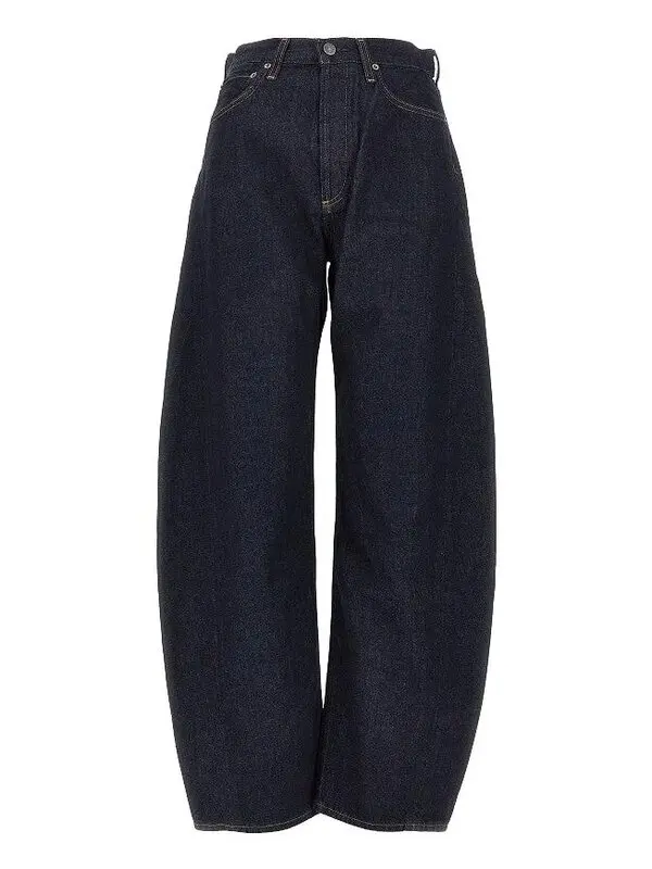 AGOLDE Luna Pieced' High-rise Jeans - Blue