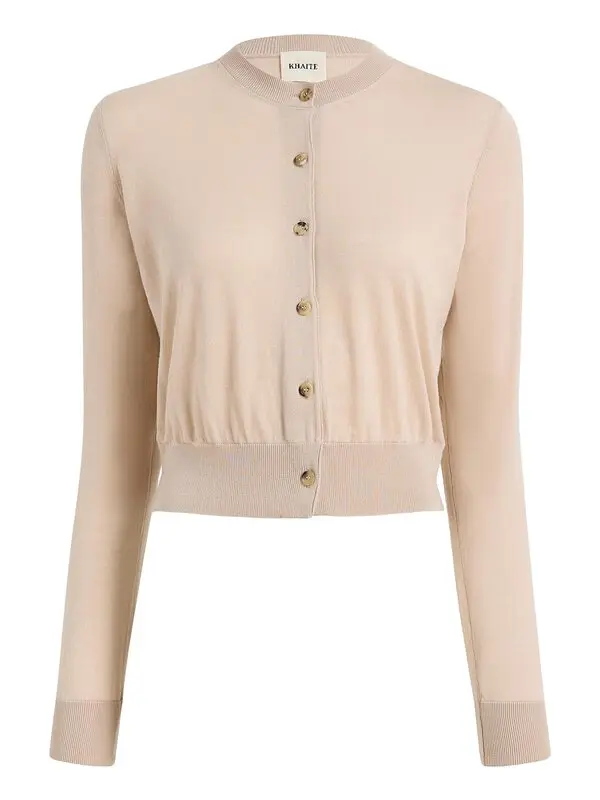 Khaite Tansy Cardigan - Sand