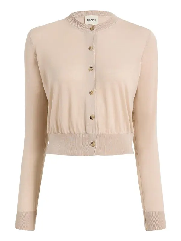 Khaite Tansy Cardigan - Sand