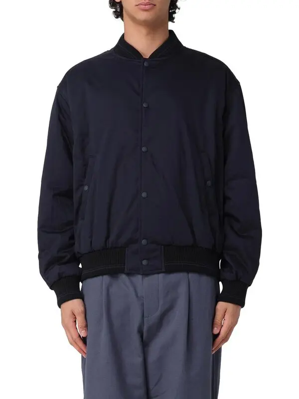 Maison Kitsuné Padded Bomber Jacket - Navy