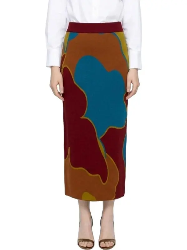 PAULA Midi Skirt - Coffee