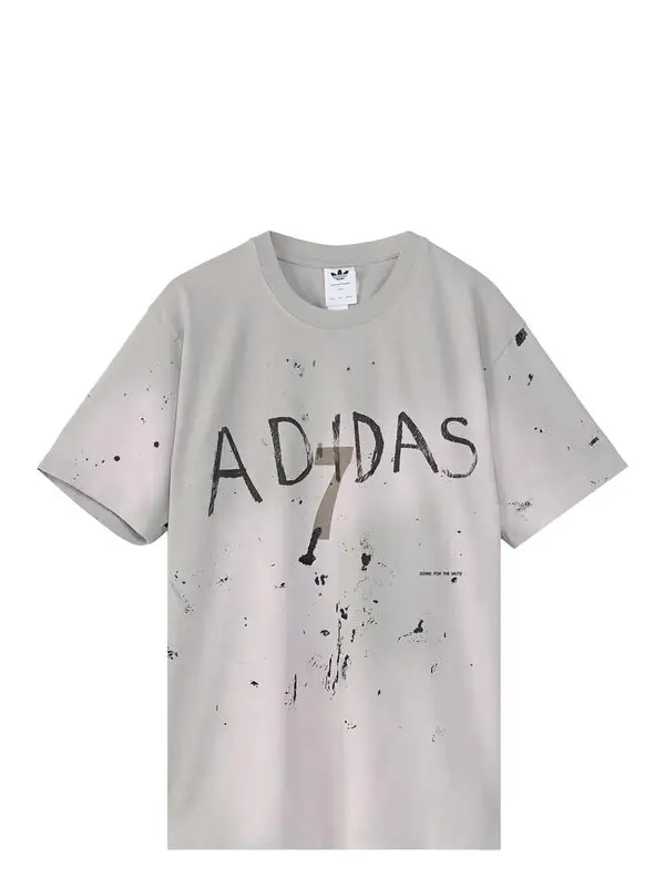 Adidas X Song For The Mute 007 Splash Dots Print T-shirt - Grey