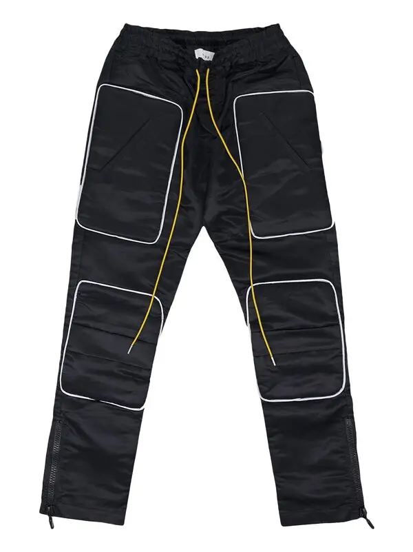 Rhude Racer Moto Pants - Black