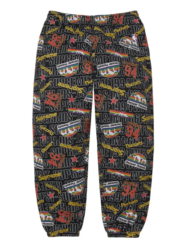 Supreme X Mitchell & Ness Teams Sweatpant - Black