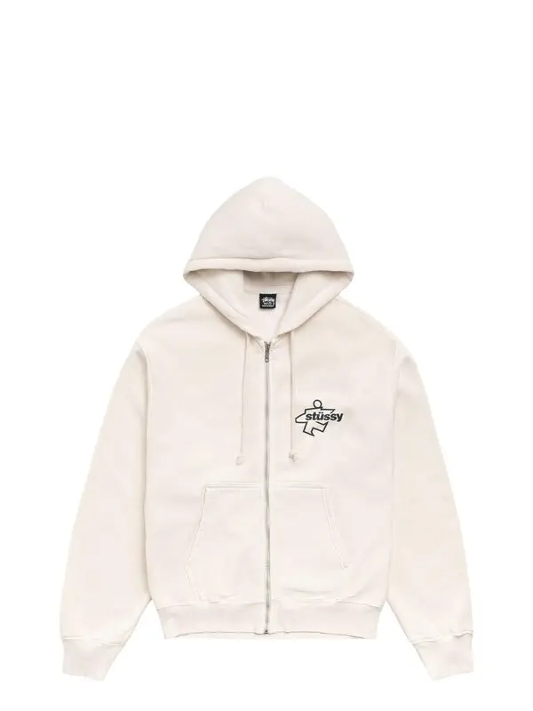 StÜssy Surf Zip Hoodie - Cream