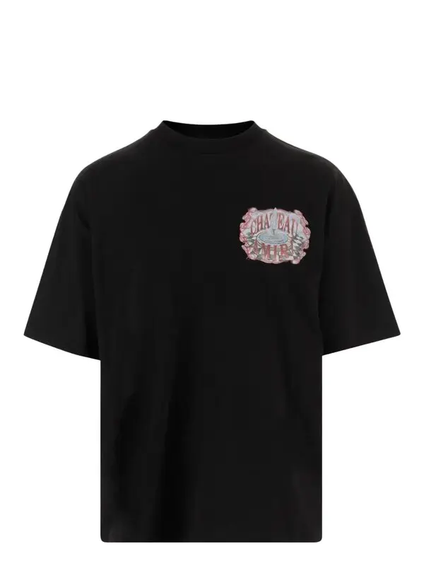 Amiri Chateau Sketch Oversized Tee - Black