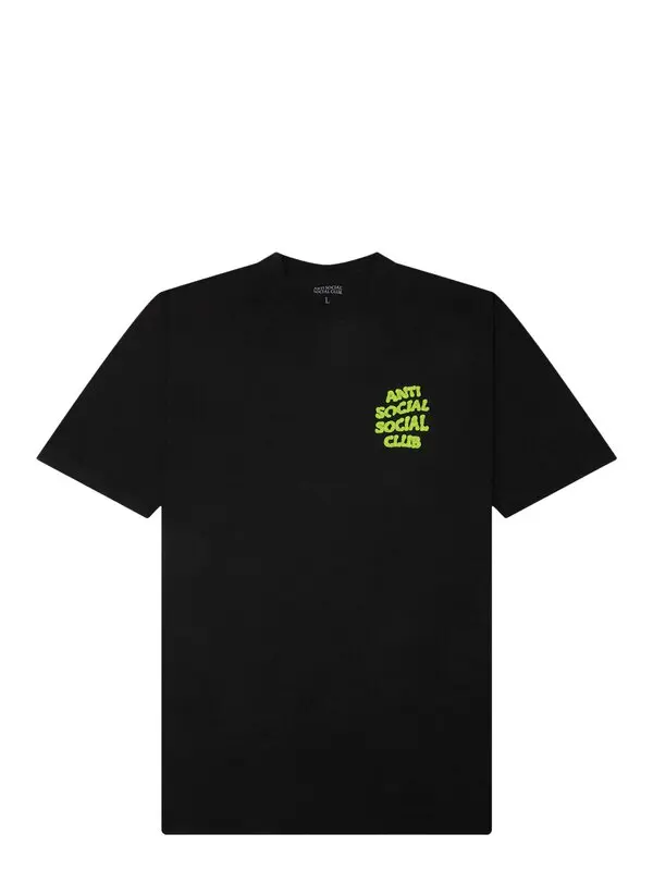ANTI SOCIAL SOCIAL CLUB I Glow In The Dark" Graphic T-shirt - Black
