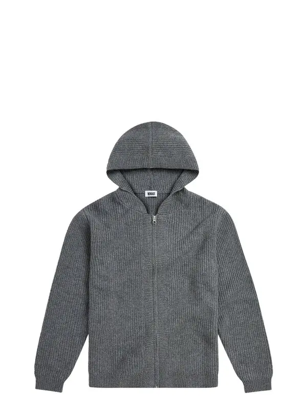 KROST Wool Zip Hoodie - Grey