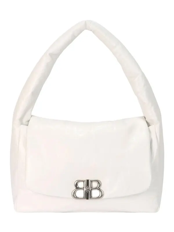 Balenciaga Medium Monaco Sling Bag - White