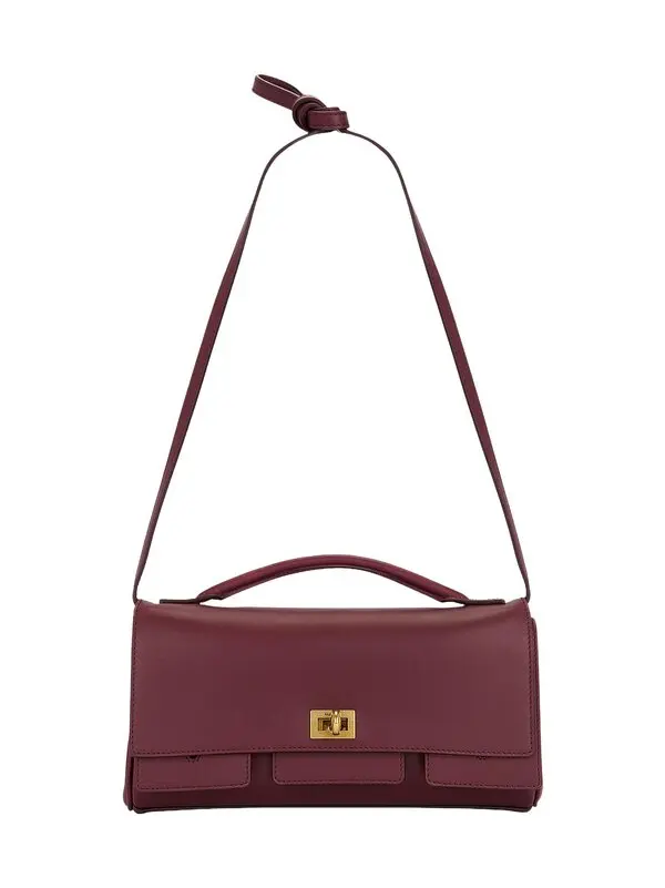 Balenciaga Bel Air Clutch Bag - Red