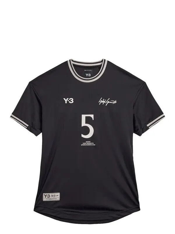 Y3 X Adidas Graphic Jersey - Black