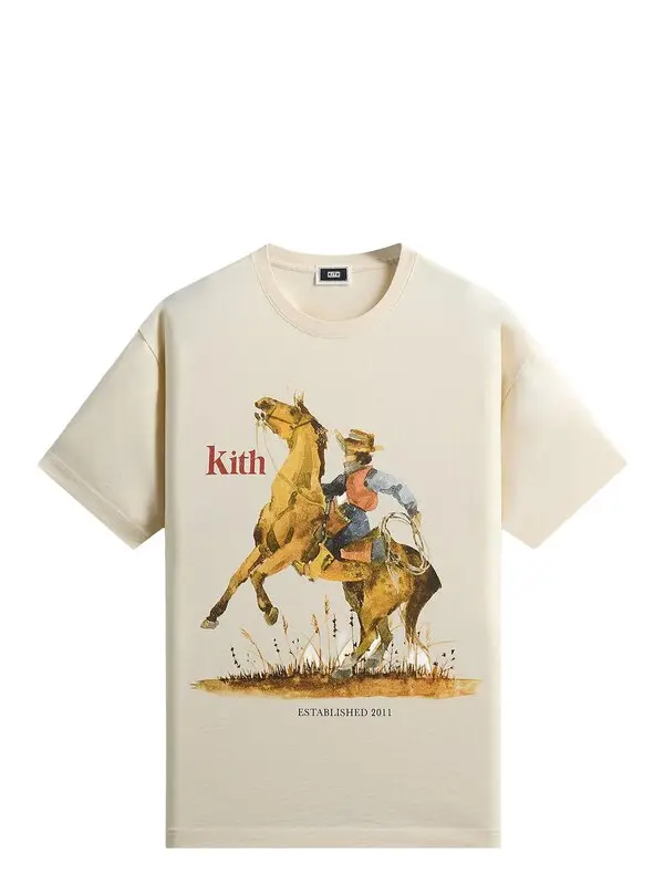 Kith Cowboy Graphic T-shirt - Cream