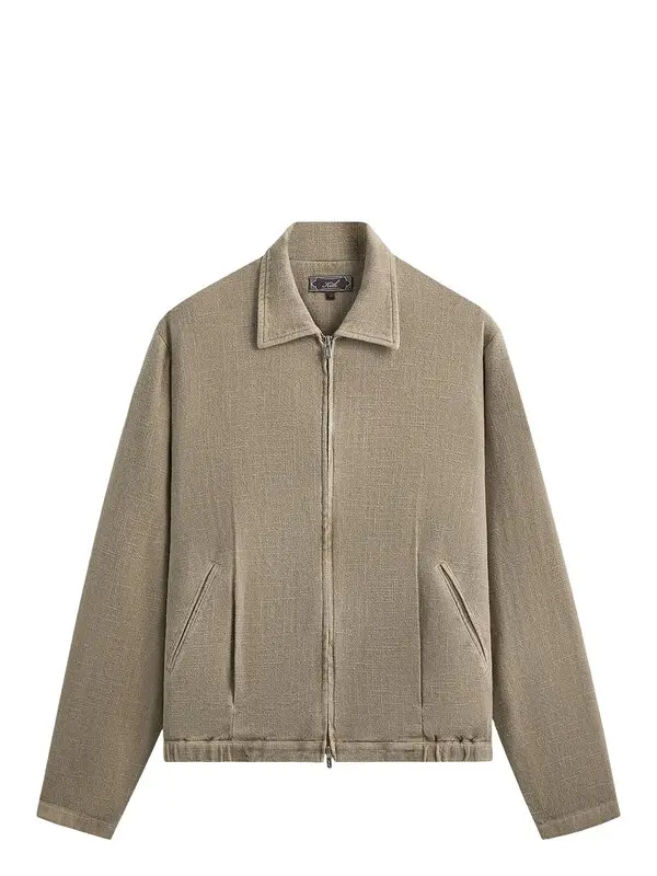 Kith Soft Woven Connor Blouson Jacket 2.0 - Brown