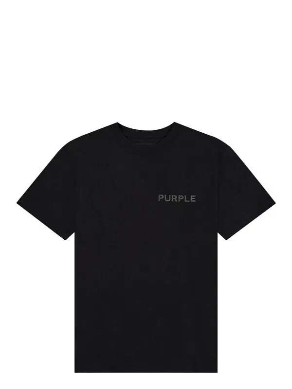PURPLE BRAND Crystal Blur T-shirt - Black