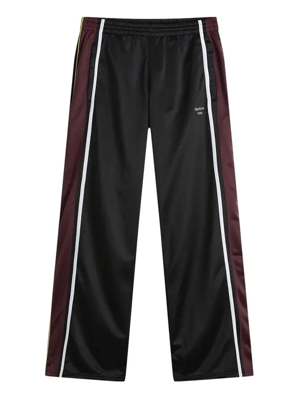 Martine Rose Wide Leg Track Pants - Black