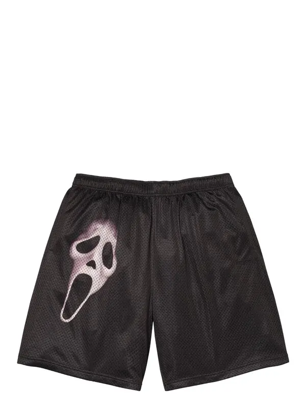 Supreme Ghostface Mesh Shorts - Black