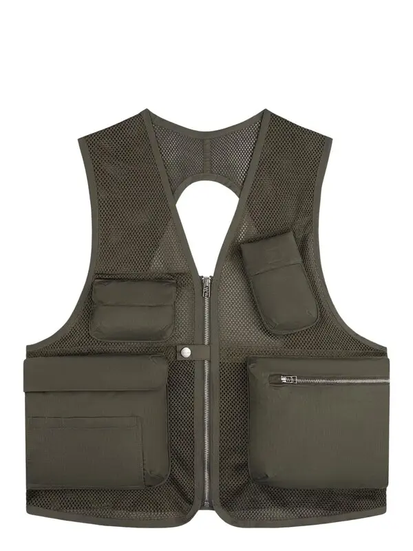 Aimé Leon Dore Nylon Utility Vest - Green