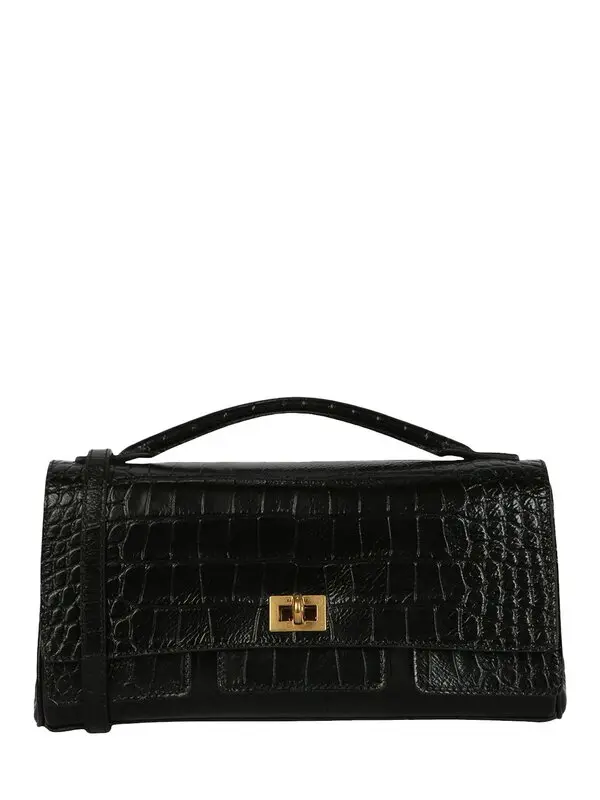 Balenciaga Bel Air Clutch Bag - Black