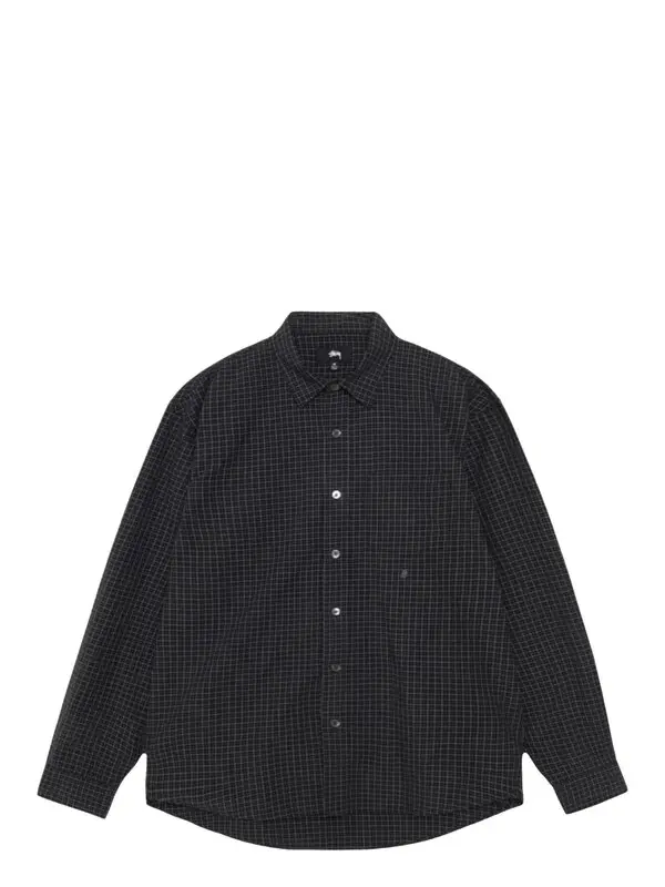 StÜssy Standard Shirt "mini Check - Black