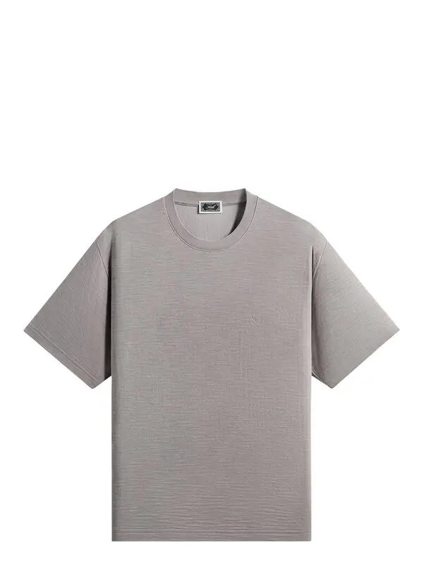 Kith Double Face Jersey Alex Ii Boxy Tee - Grey