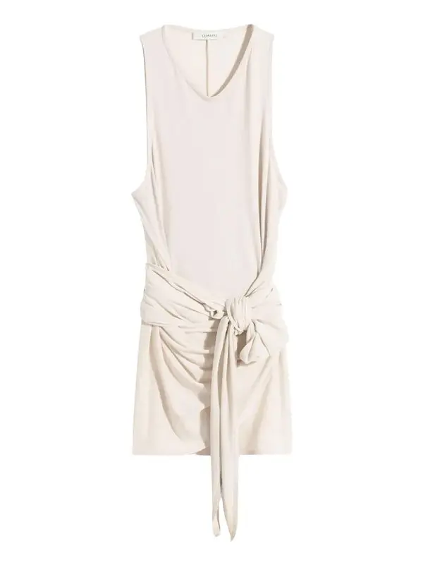 LEMAIRE Sleeveless Wrap Top - Cream