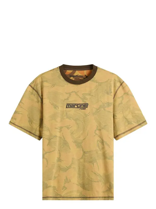 Martine Rose Camouflage Print T-shirt - Orange