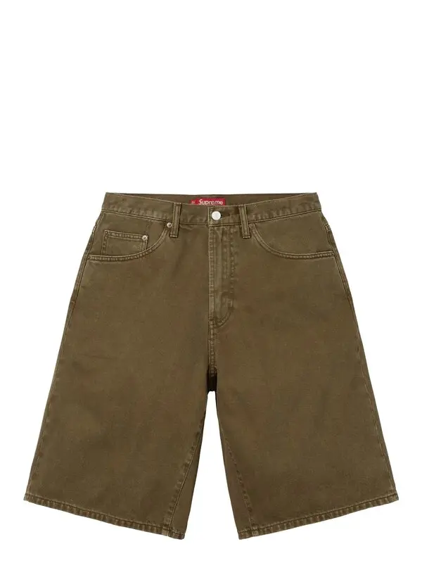 Supreme Baggy Denim Short - Green
