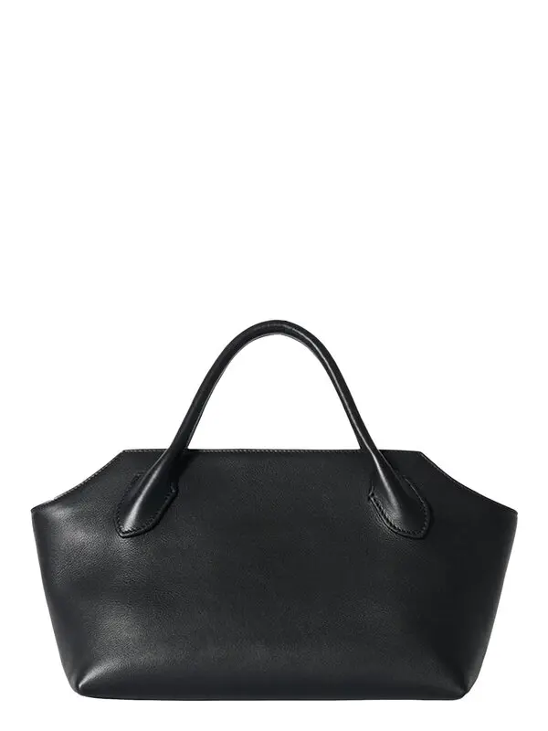 THE ROW Terrasse Bauletto Handbag - Black
