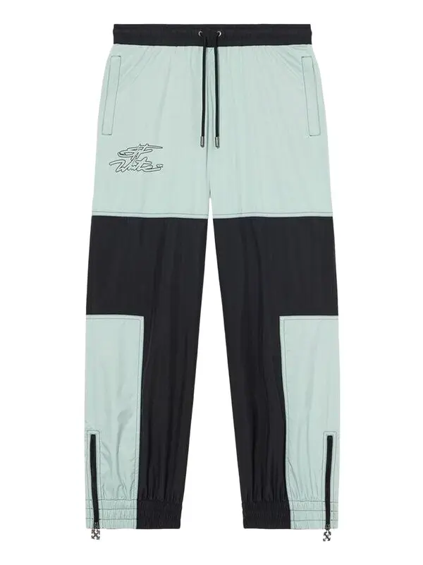 Off-White Marker Cuffed Slouchy Track Pant - Black