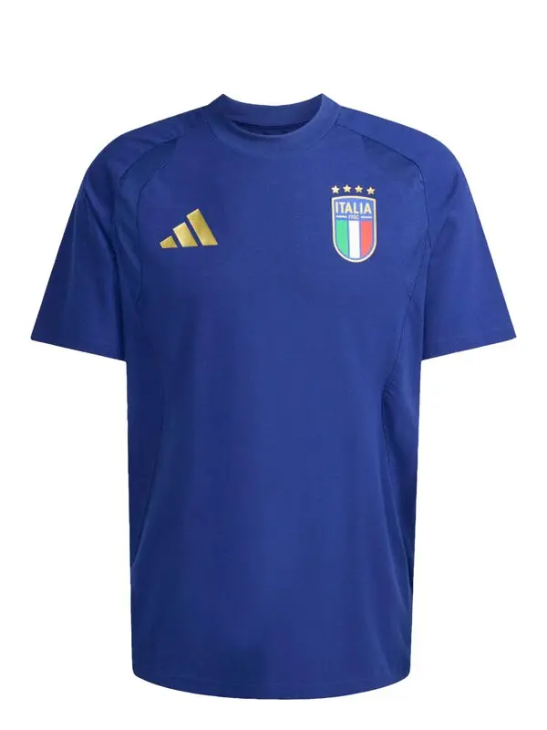 Adidas Italy Tiro Travel Tee - Blue