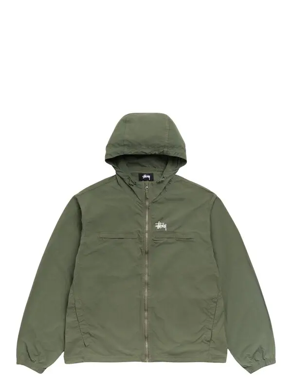 StÜssy Lightweight Hooded Jacket - Green
