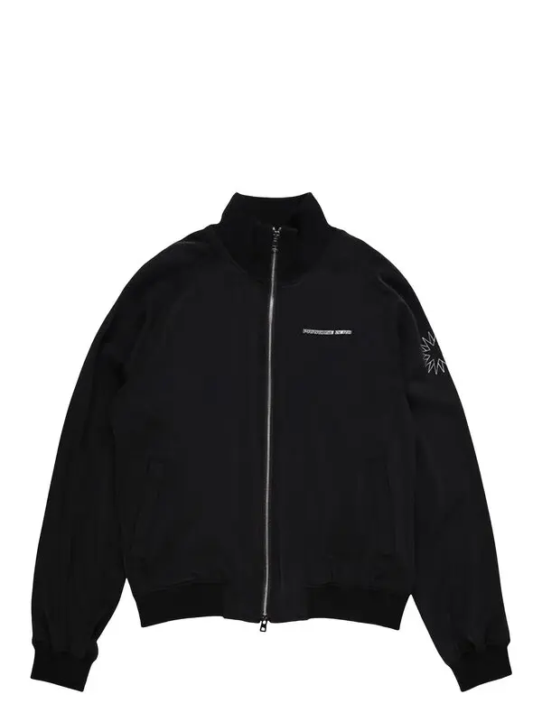 PARADISE ZERO Zip Up Track Jacket - Black