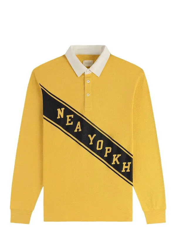 Aimé Leon Dore Vintage Slub Rugby Shirt - Yellow
