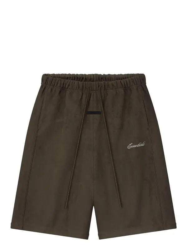 Fear Of God Relaxed Fit Shorts With Piping - Brown