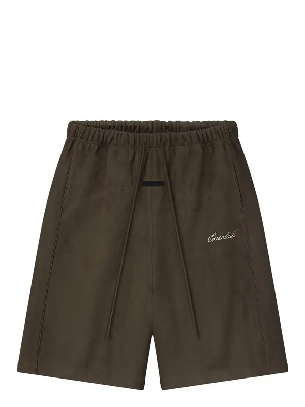 Fear Of God Relaxed Fit Shorts With Piping - Brown