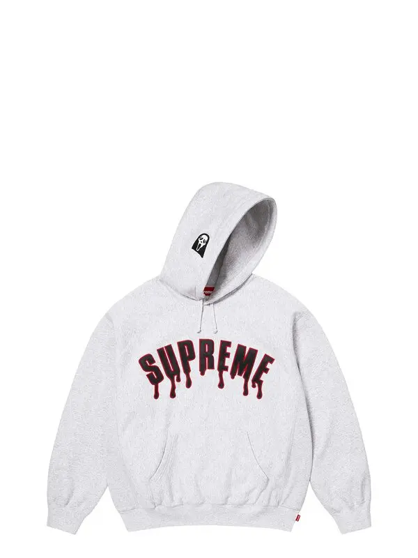 Supreme Ghostface Arc Hooded Sweatshirt - Grey