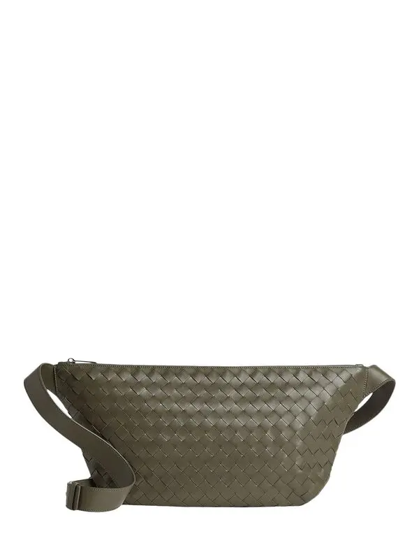 Bottega Veneta Woven Belt Bag - Green
