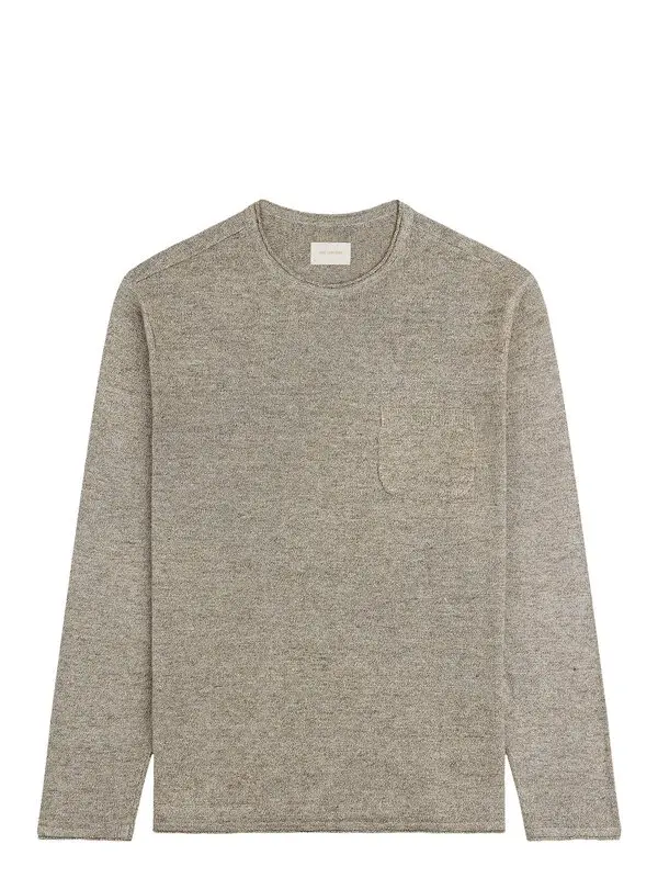 Aimé Leon Dore Long-sleeve Knit Pocket Tee - Green
