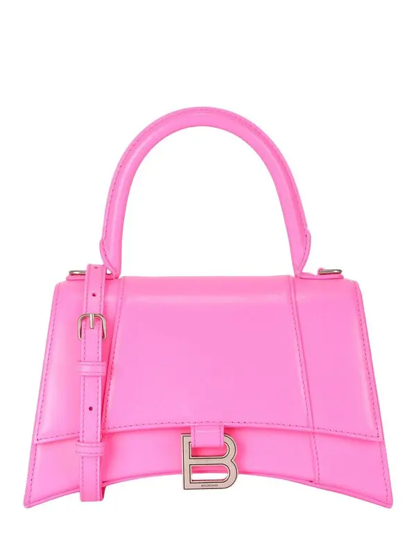 Balenciaga Small Hourglass Top Handle Bag - Pink