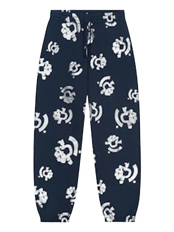 DENIM TEARS Bstroy Tears Sweatpants - Blue