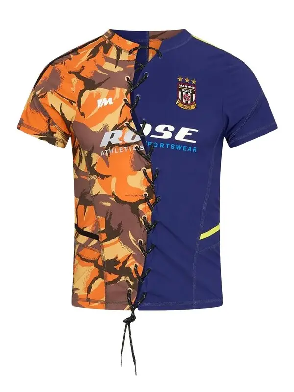 Martine Rose Lace-up Football Top - Orange