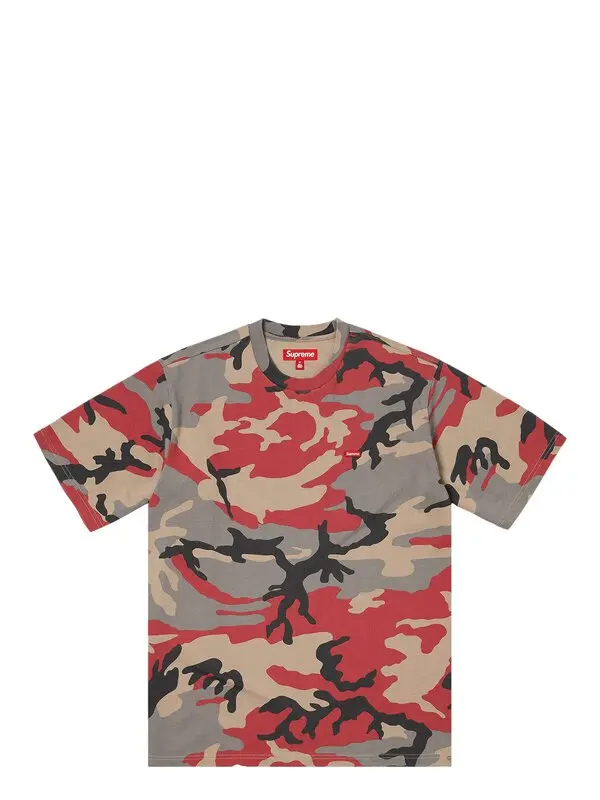 Supreme Small Box Tee Camo - Red