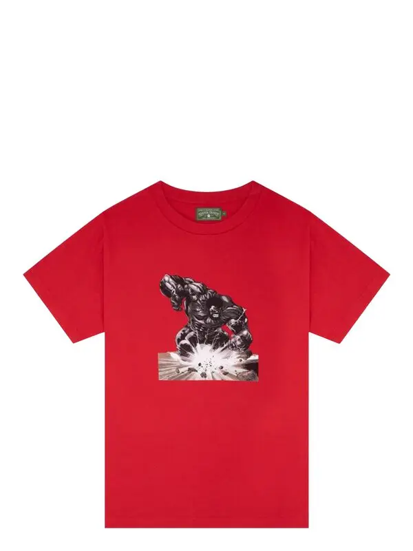 DENIM TEARS Lerage T-shirt With Graphic Print - Red
