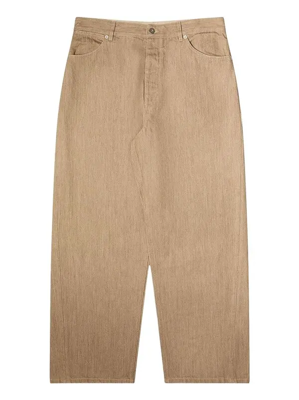 JIL SANDER Light Denim Trousers - Cream
