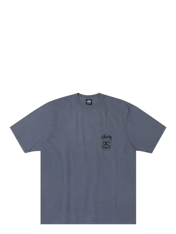 StÜssy Stock Link Pigment Dyed T-shirt - Blue