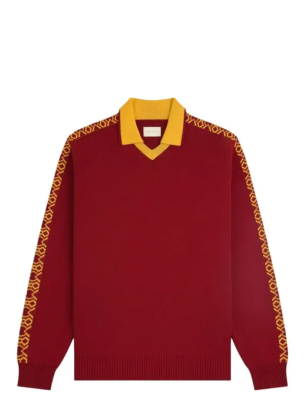 Aimé Leon Dore Knit Sport Pullover - Red