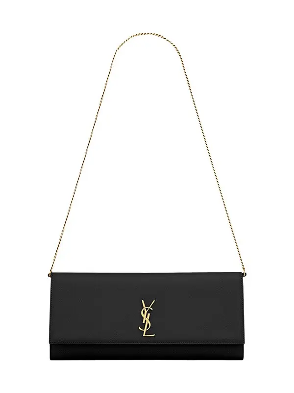Saint Laurent Kate Clutch With Chain - Black