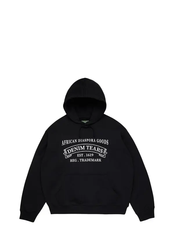 DENIM TEARS Adg Hoodie - Black